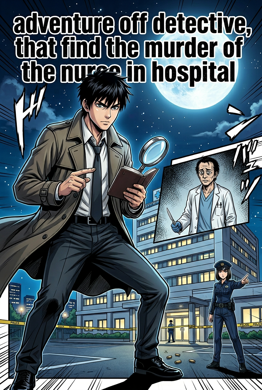adventure off detective, that find the murder of the nurse in hospital ...